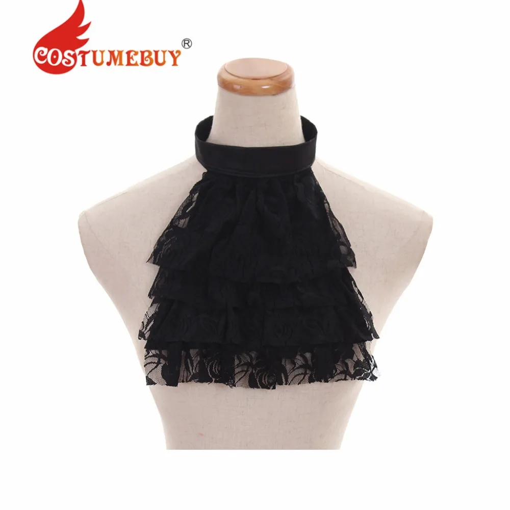 CostumeBuy Corbata de cuello de estilo victoriano para mujer, corbata ...