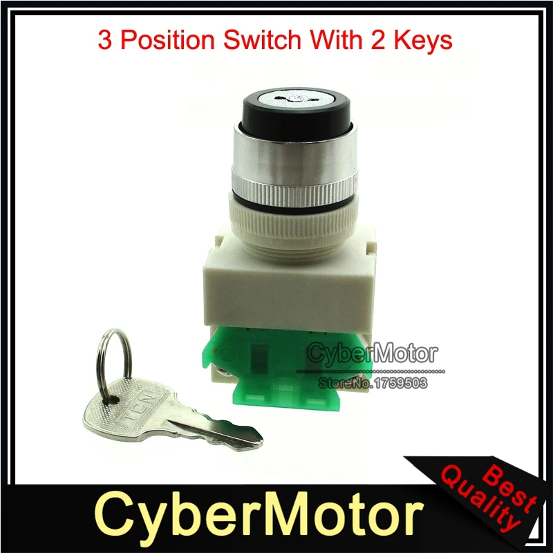 3 Position Speed Control Key Switch For Taotao Electric ATVs E1 350 E2 ...