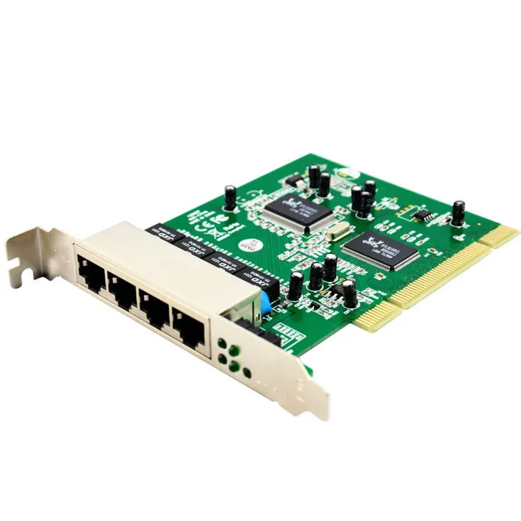 4 Port Pci 10/100 Mbps 100m Fast Ethernet Network Lan Switch Card Board ...