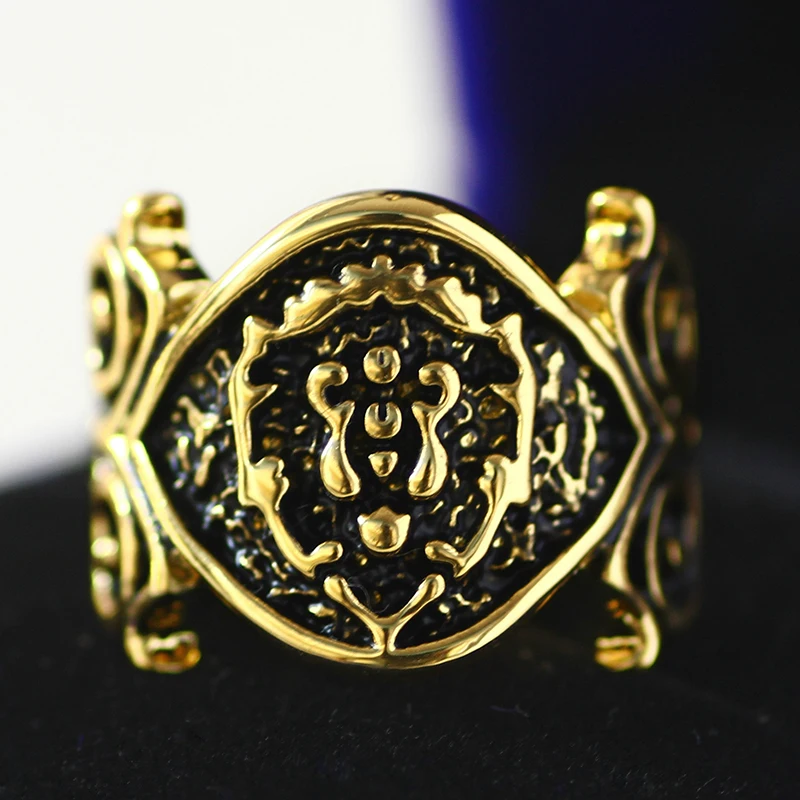 World of Warcraft Ring WOW Tribal alliance logo Opening men rings Game ...