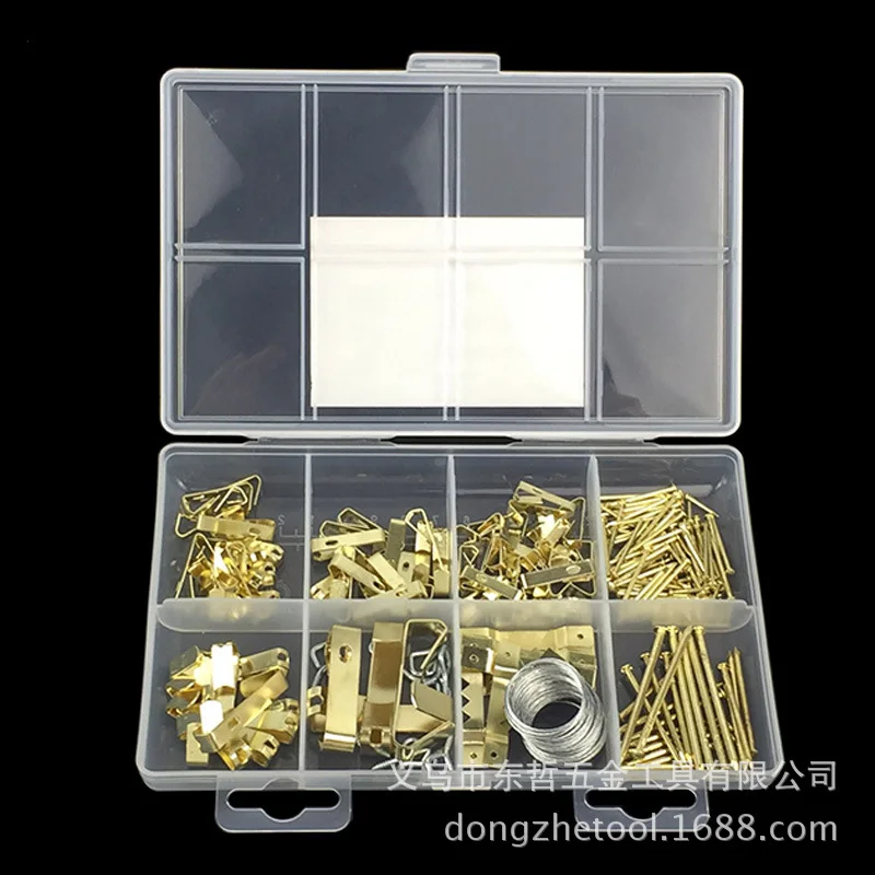 200 piezas imagen colgante HARDWARE Kit carpeta gancho pequeño Hardware ...