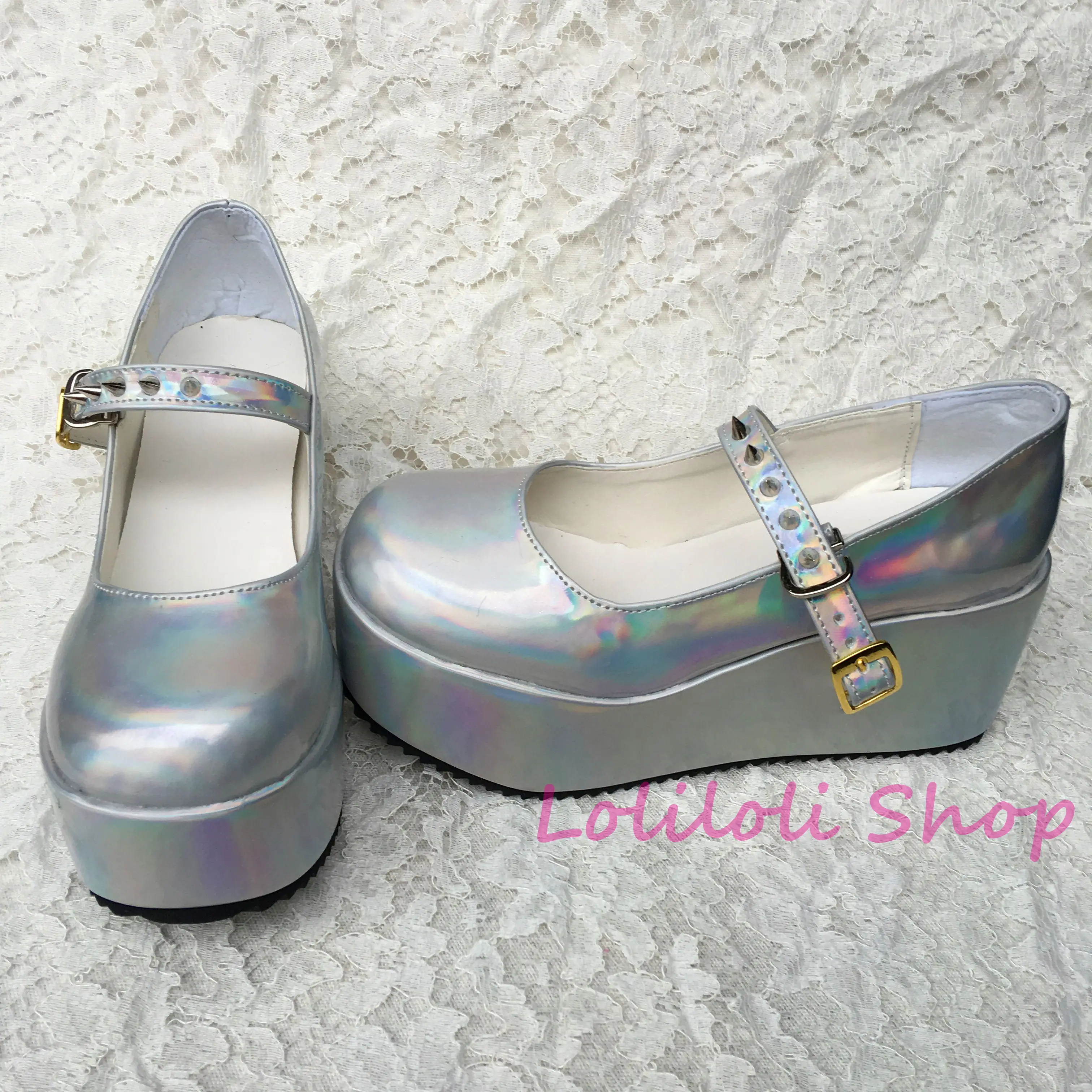 Princess sweet lolita shoes Lolilloliyoyo antaina Japanese design shoe ...