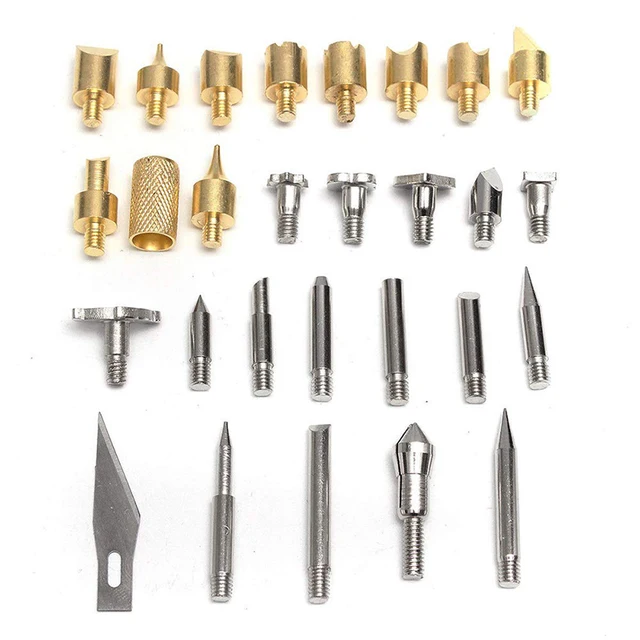 Fa Égő Toll Tippek Sablon Forrasztó Vas Tipp A Pirográfia Famegmunkáló ...