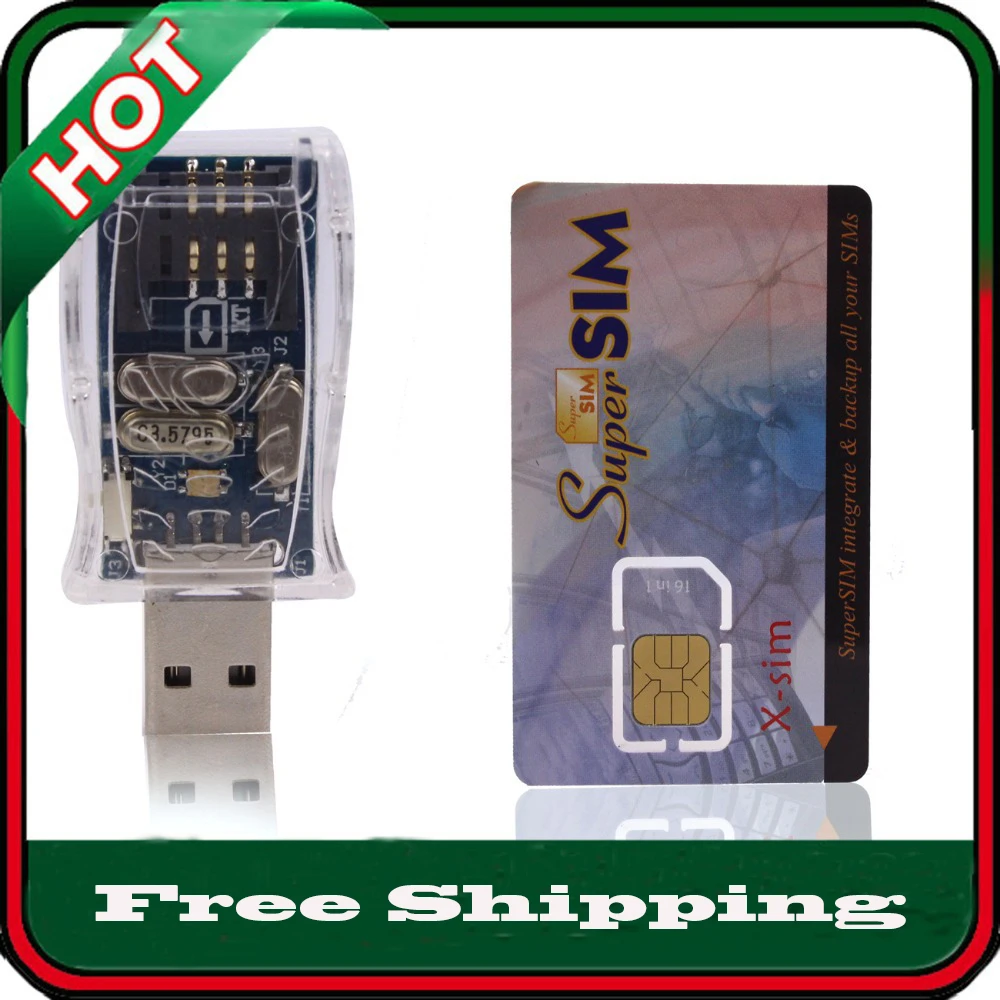 Super SIM Card Reader 6 in 1 GSM Cell Phone Magic Super SIM Max Card ...