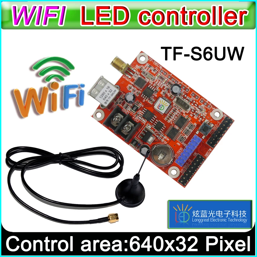 TF-S6UW-wifi-led-Controller-Card-p10-module-Single-Dual-color-led-signs ...