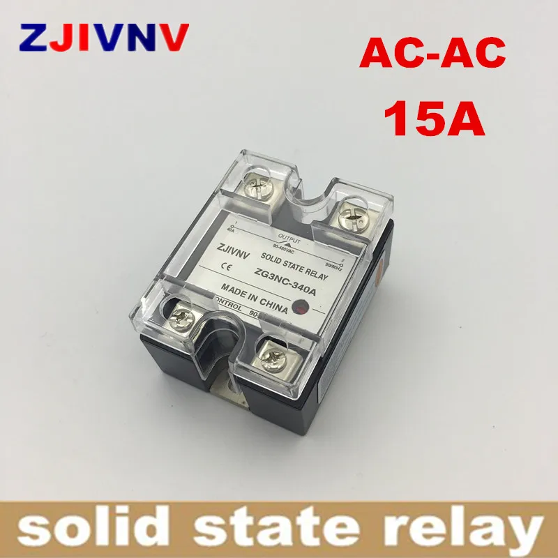 AC-AC solid state relay 15A SSR 15AA , AC relay SSR Zero crossing type ...