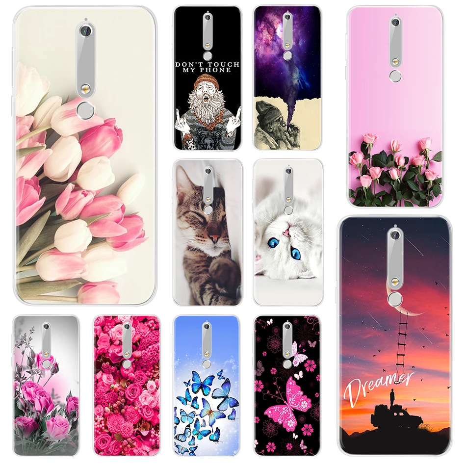 Soft TPU Case For Nokia 2 3 5 6 2017 Nokia 6 2018 2nd Cartoon Silicone ...