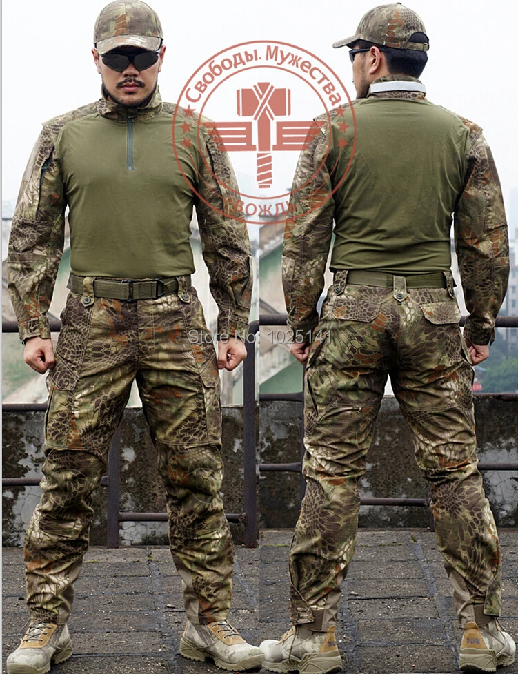 Chief Rattlesnake Camo Tactical SEAL MANDRAKE Set Shirt Pants Uniform ...