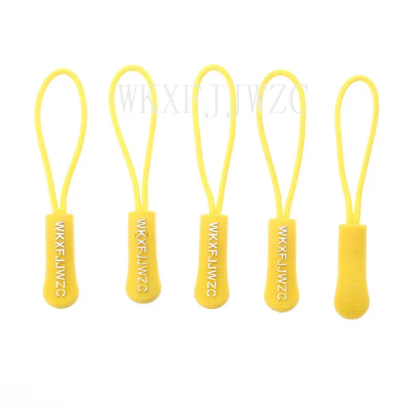 20pcs-Yellow-Zipper-Pulls-Strong-Nylon-Cord-Non-slip-with-Rubber ...