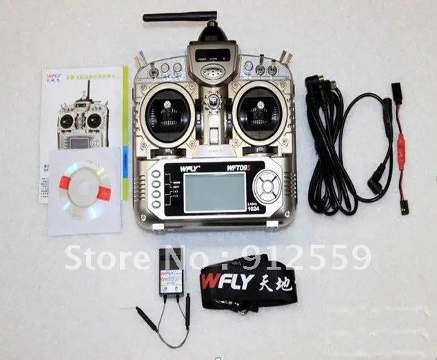 Promotional Genuine WFT09II 2.4GHz 9channels with WFR09S Receiver High ...