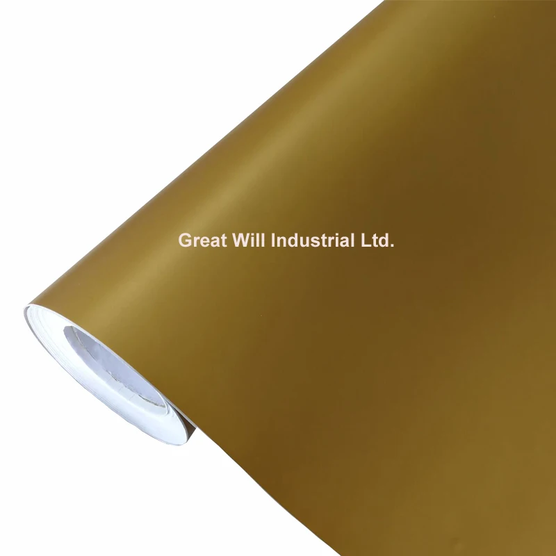 Golden-Matte-Vinyl-Wrap-Car-Sticker-Matt-Gold-Film-Free-Ship-1-52-30m ...