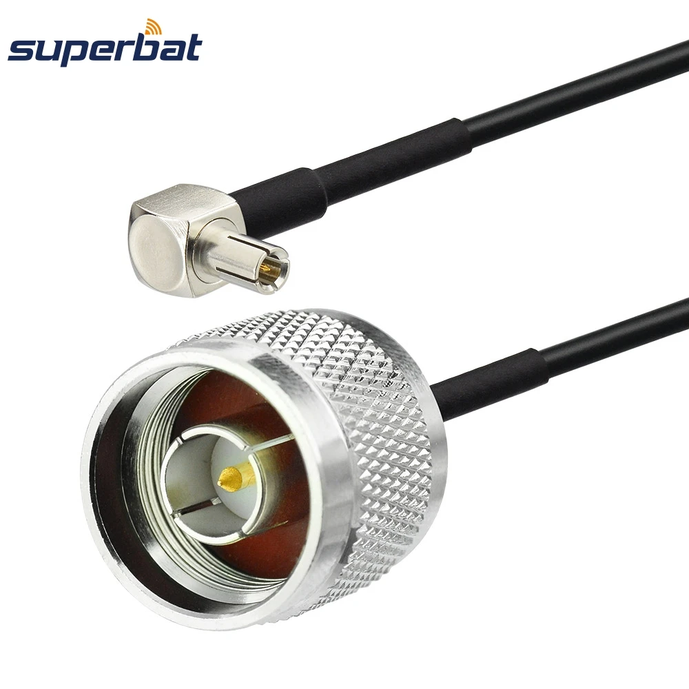 Superbat N Plug Straight TO TS9 Male RA Connector Pigtail Coax Cable ...