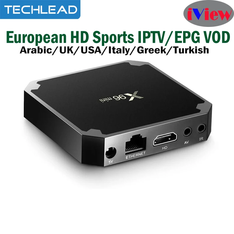 X96 Mini 4K TV Box Android 7.1 1GB 8GB With Iview HD IPTV Channels ...