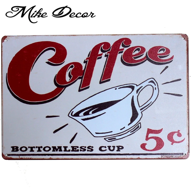 [ Mike86 ] CAFE MENU KNOW YOUR COFFEE TIN SIGN Old Wall Metal Painting ...