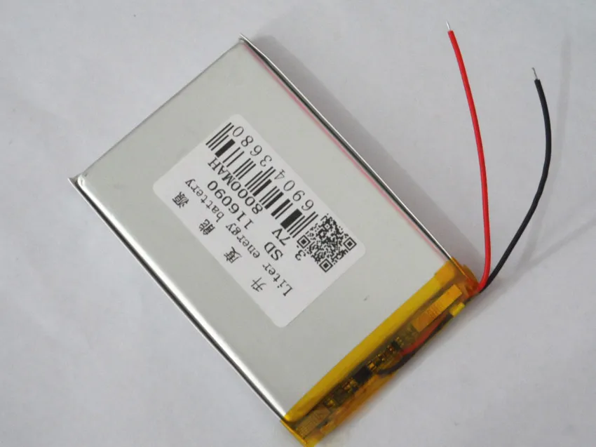 バッテリーメーカーカスタム大容量バッテリーリチウムポリマー電池 3.7 v 116090 8000 mah|デジタルバッテリー ...