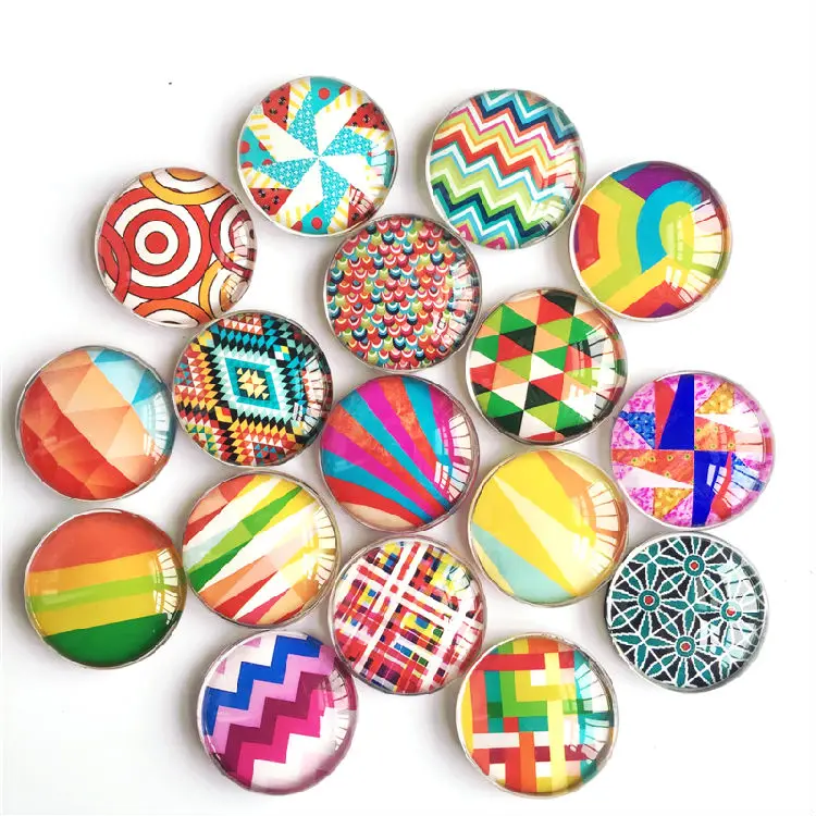 3cm New Arrival Colorful Decortive Glass Fridge Magnet Sticker Notebook ...