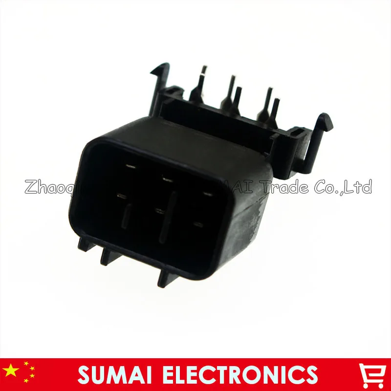 6 Pin/way 2.3mm male PCB connectors,car welded plate plug,car refit ...