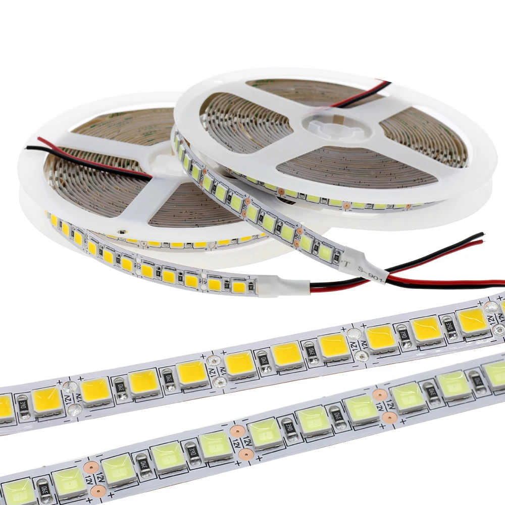 5M 5054 LED Strip Light Diode Ribbon DC 12V 300 600 LEDs High Lumen ...