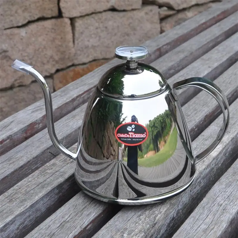 Купить 900 мл Cafe кофеварки чайник с термометр в интернет-магазине с ...