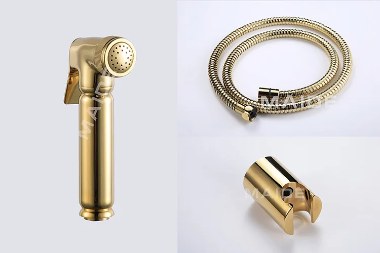 Toilet-Bathroom-Gold-Hand-held-Diaper-Bidet-Sprayer-Shower-Shattaf ...