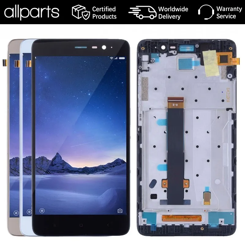 Original LCD For XIAOMI Redmi Note 3 Display Touch Screen with Frame ...