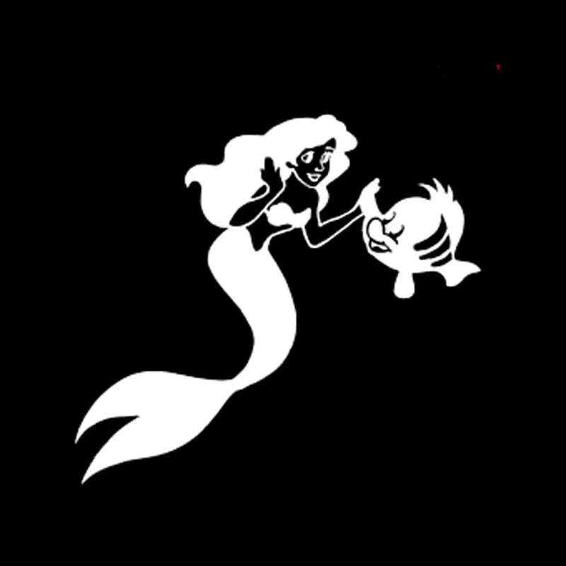 Disney Flounder Silhouette