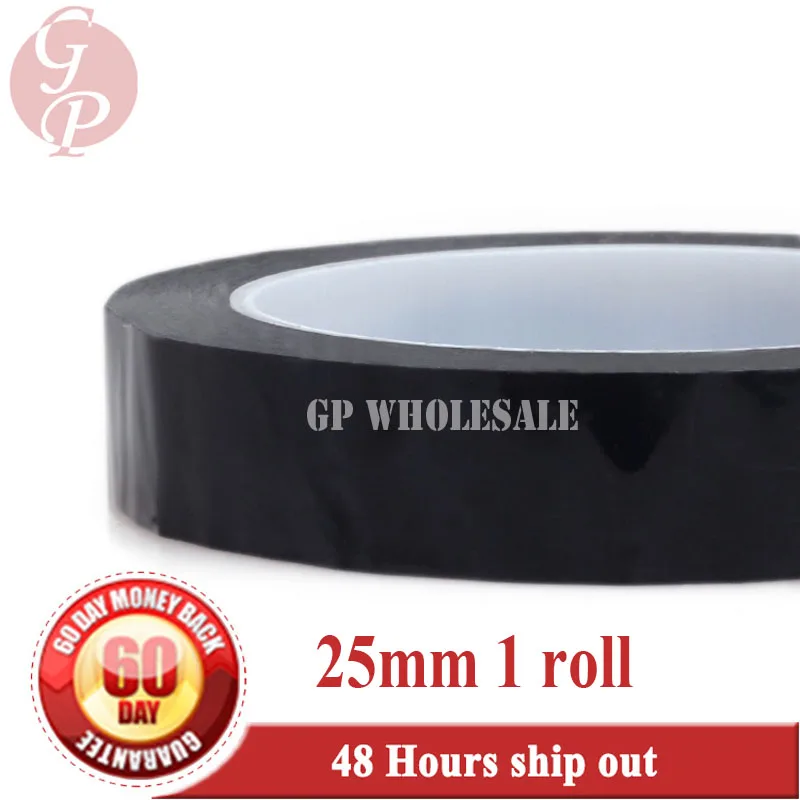 1x-25mm-66M-0-06mm-Black-Electrician-Insulate-Mylar-Tape-for ...