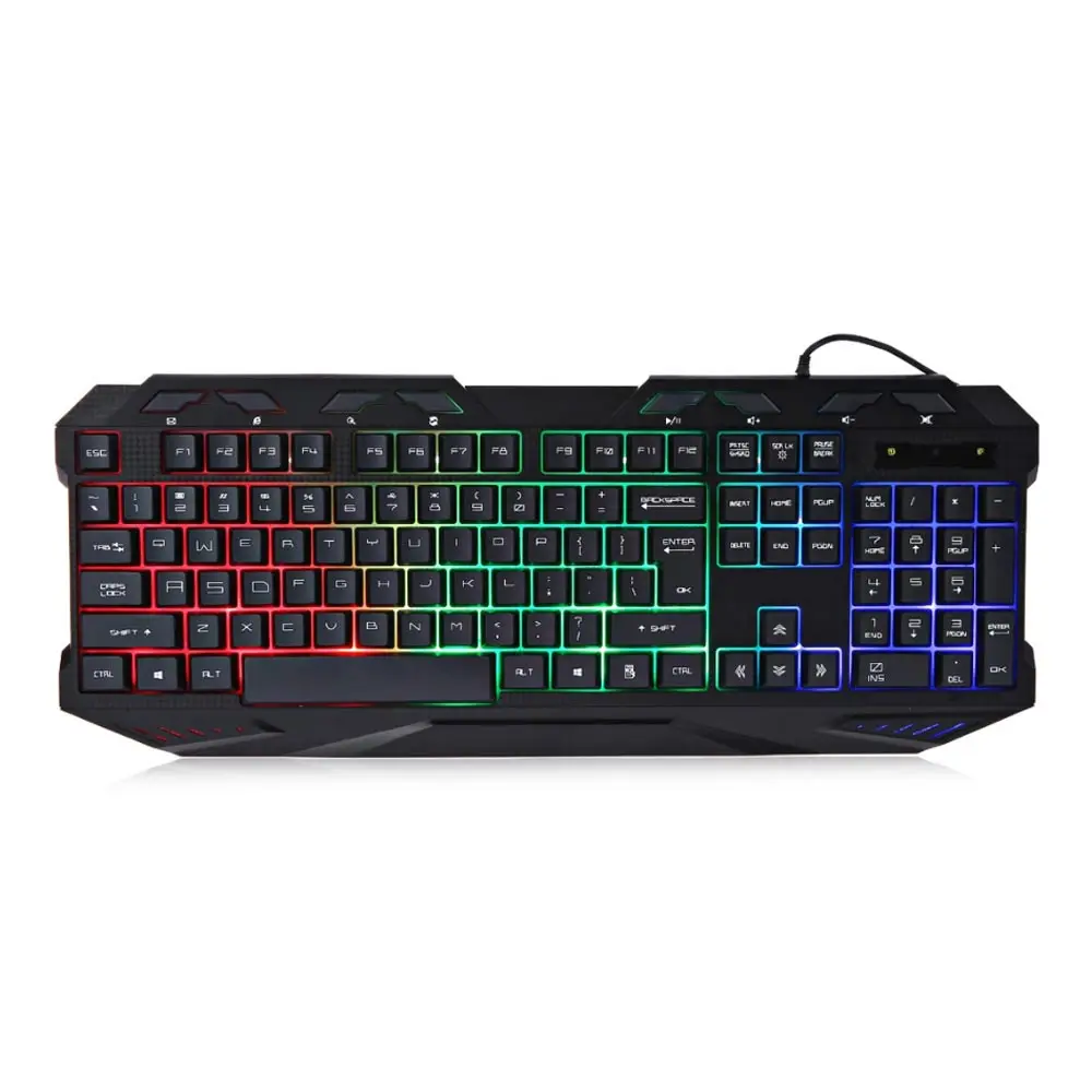 Aliexpress.com : Buy 2018 New LED Backlit Colorful Keyboard Mechanical ...