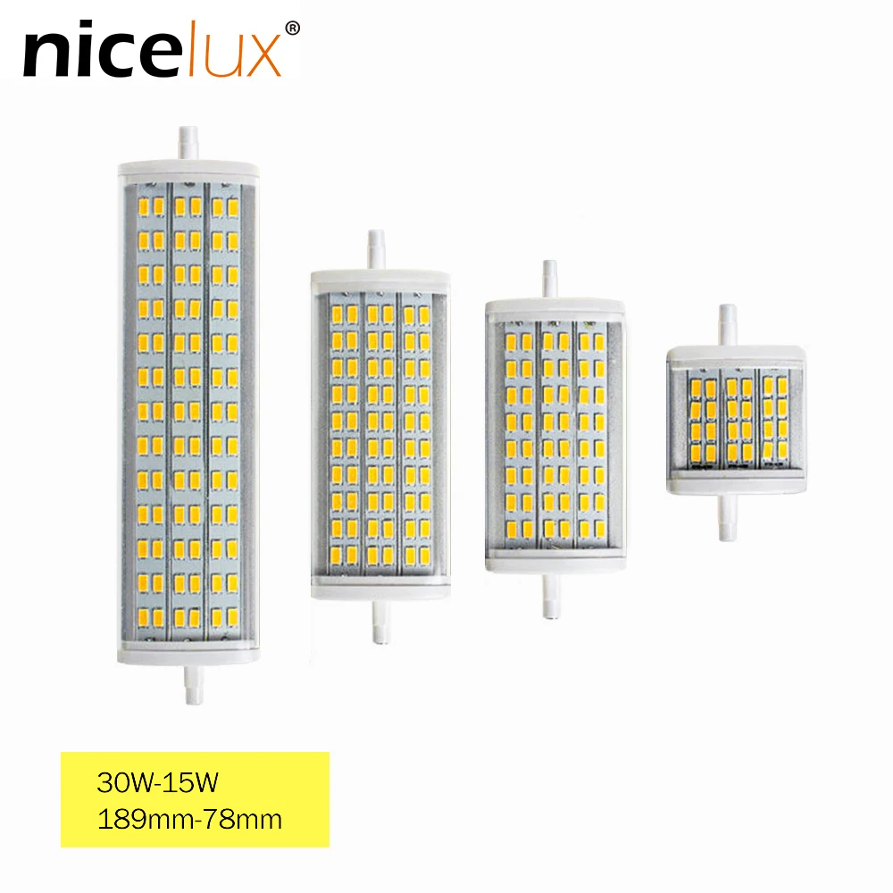 Home LED Bulbs R7S LED 78mm 118mm 135mm 189mm 220V SMD 5730 15W 20W 25W ...