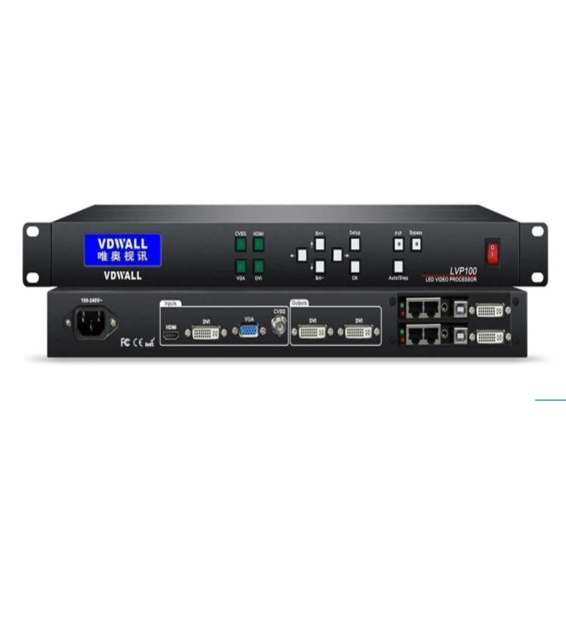 LED 비디오 프로세서 렌탈 LED 스크린 컨트롤 박스, VD Wall LVP100, 1920x1080 픽셀|LED 디스플레이 ...