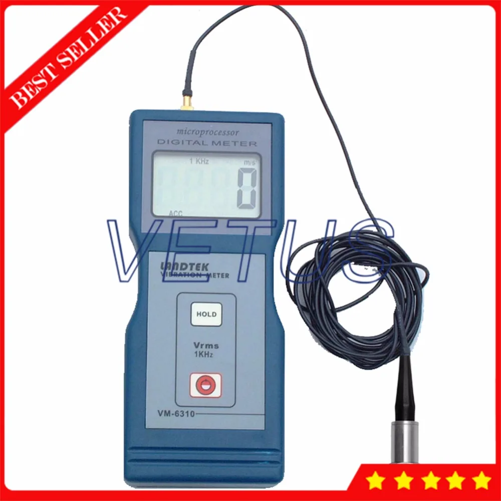 VM6310 Portable Vibration Meter Analyzer Digital vibration measuring ...