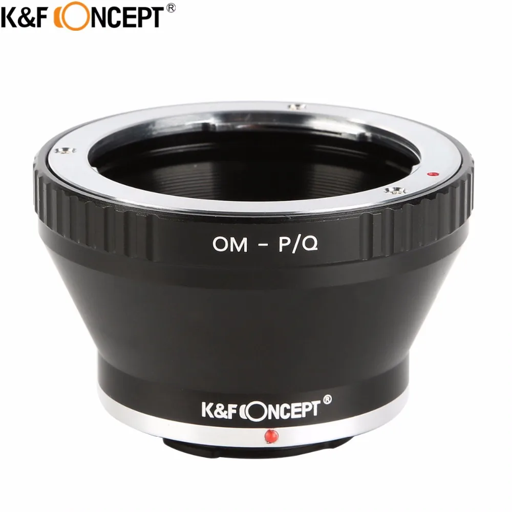 K&F CONCEPT OM P/Q Camera Lens Mount Adapter for Olympus OM Zuiko Lens ...
