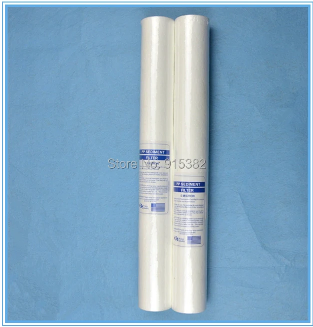 New 2 PCS 20 Inch 5 Micron PP Cotton Filter 20" PP Sediment Filter ...