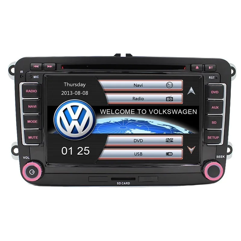 7" Capacitive touch screen Car DVD GPS built in Can Bus Original VW UI ...