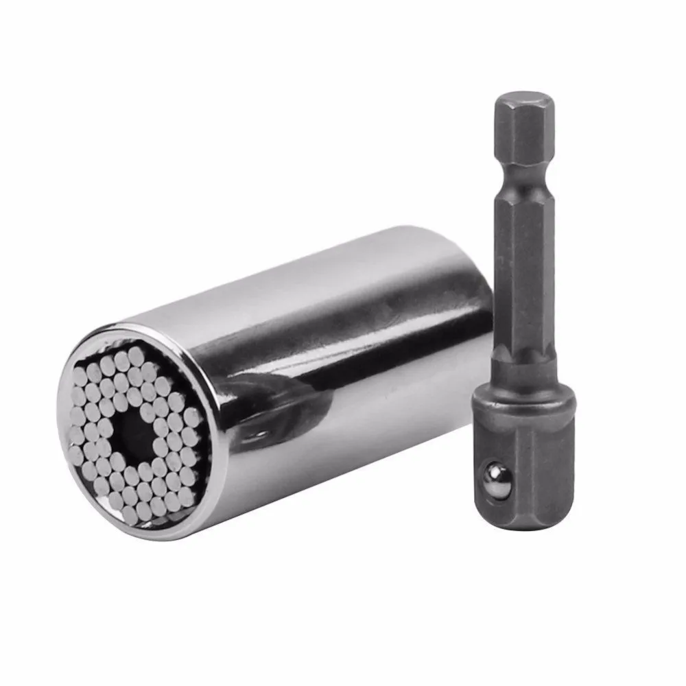 2pcs set Gator GRIP Hand Tool Universal Wrench Socket 7 19mm Size Multi