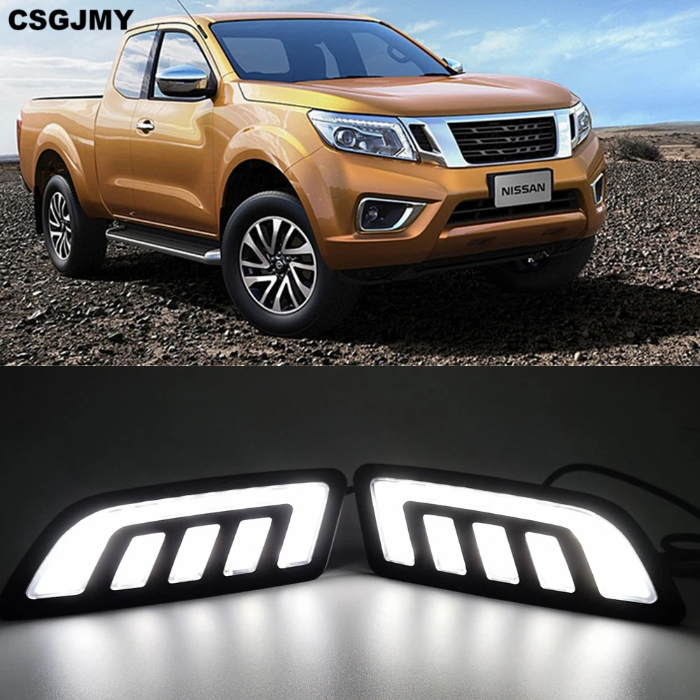 LED-DRL-For-Nissan-NAVARA-NP300-D23-2015-2016-2017-2018-2019-Daytime ...