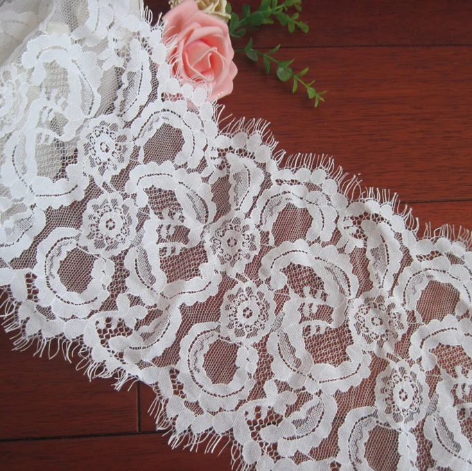 Black and white eyelash lacinesshandmade diy clothing accessories lace ...