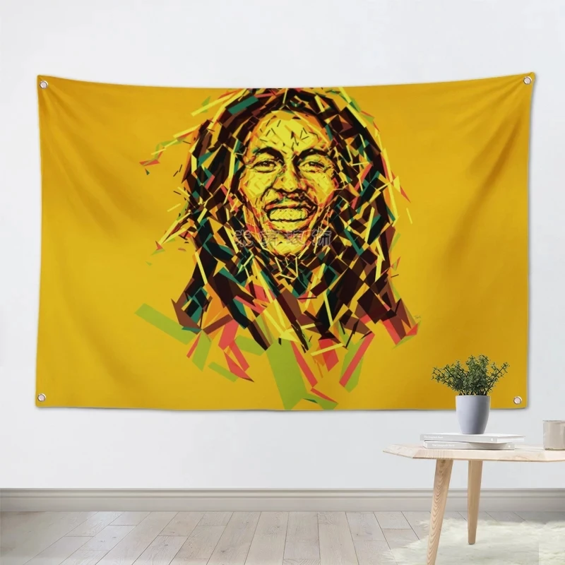 Bob-Marley-Reggae-Pop-Rock-Band-Poster-Big-Four-Hole-Hanging-Cloth ...