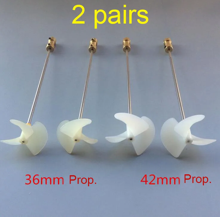 2-Pairs-2mm-RC-Boat-Shaft-Propeller-Kit-For-DIY-Boats-Models-2mm-Shafts ...