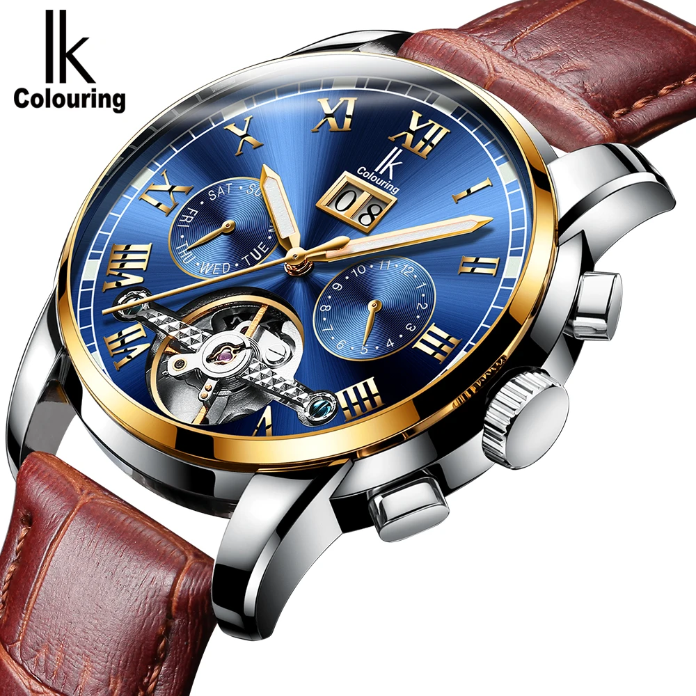 IK Colouring Luxury Men's Automatic Watches Stainless Steel ...