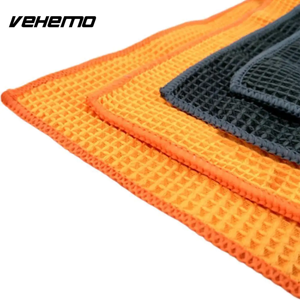 Vehemo 40x40cm Microfiber Towel Soft Car Cleaning Wash Accessories ...