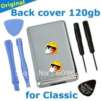 for iPod classic or 6th120GB,back cover rear panel rear case ,thin gen ...