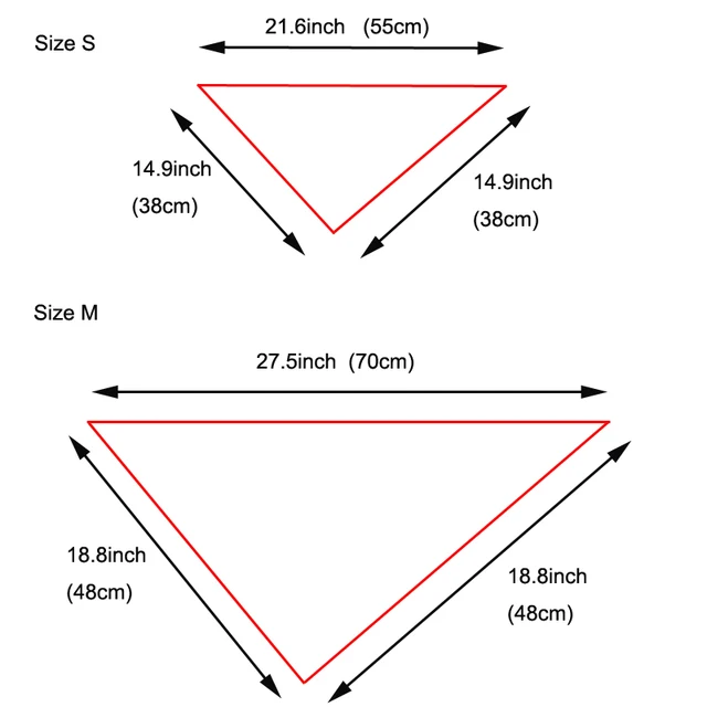 Triangular Bandage Size