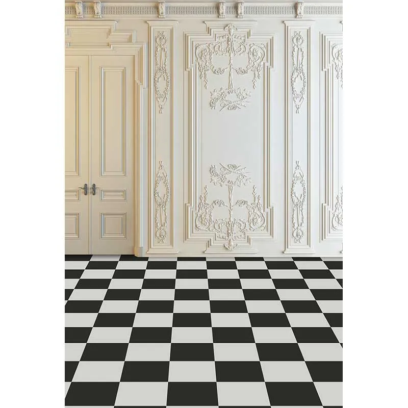 Customize vinyl cloth print Paris house villa photo studio backgrounds ...