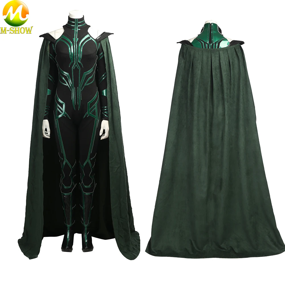 Movie Thor Ragnarok Hela Cosplay Costume Hela Cosplay Costume Jmpsuit ...