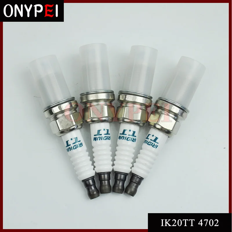 4 шт./лот двойная иридиевая Свеча зажигания IK20TT 4702 для Audi Chery Toyota Jeep Subaru IK20 ...