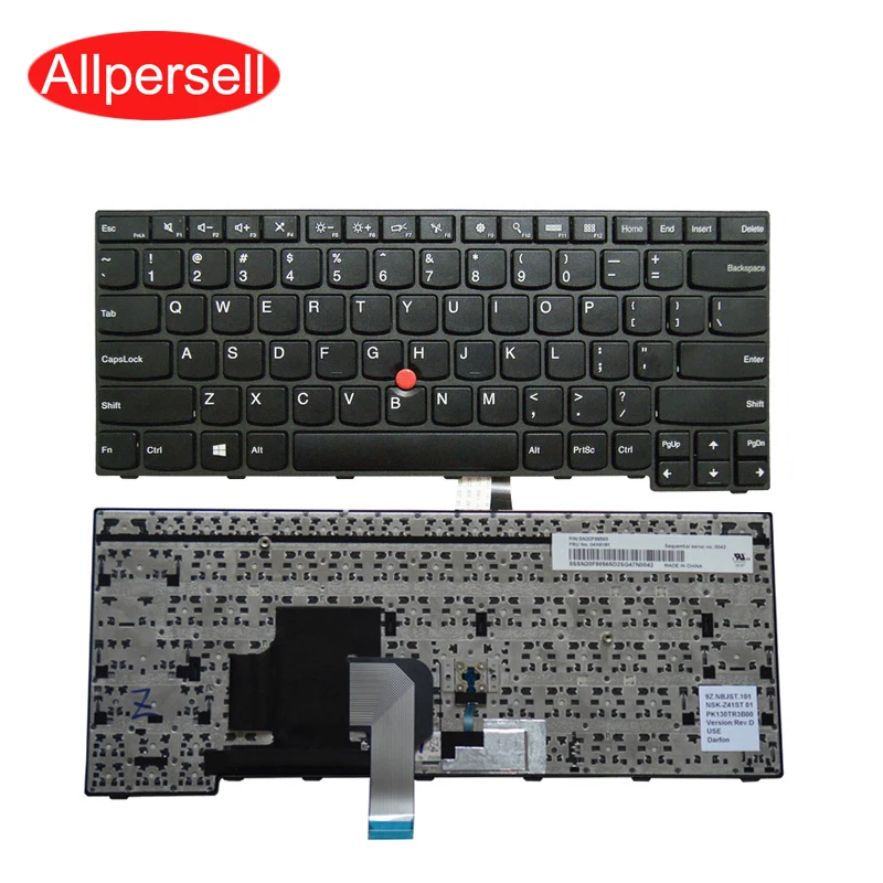 Laptop keyboard for Lenovo E460 E465 E450 E455 E450C W450 brand new ...