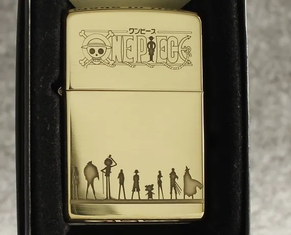One Piece Luffy Silhouette Lighter Zippo Double Engraved | One piece ...