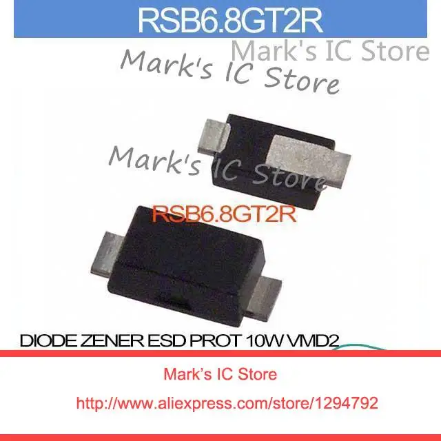 RSB6.8GT2R DIODE ZENER ESD PROT 10W VMD2 RSB6.8GT Semiconductor 6.8 RSB6.8 6.8G RSB6. 6.8GT ...