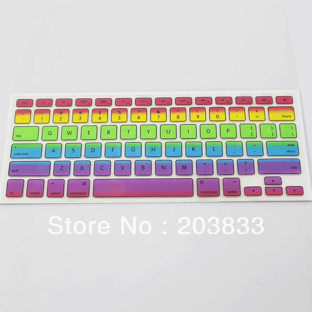 10pcs Wholesales colorful keyboard silicone cover, keyboard protective ...